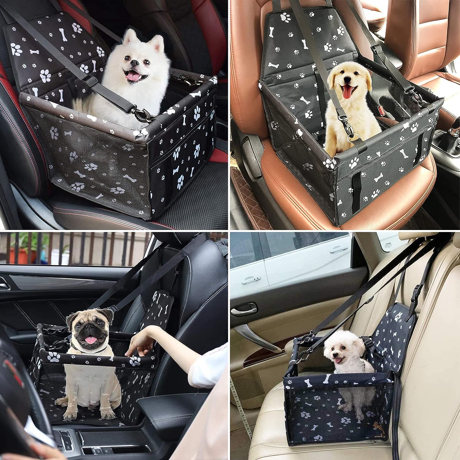 Scaun auto de protectie pentru animale, impermeabil, confort in ...