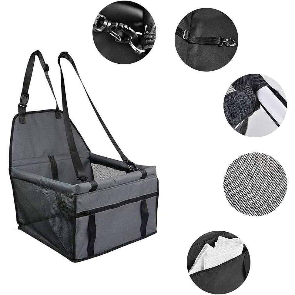 Scaun auto de protectie pentru animale, impermeabil, confort in ...