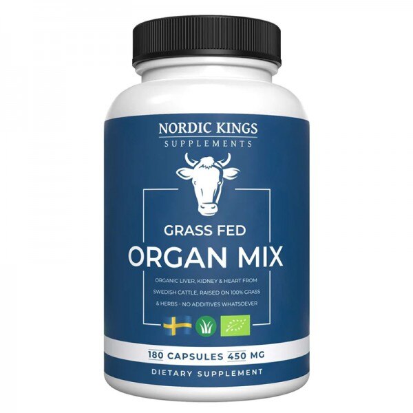 Supliment alimentar, Nordic Kings, Mix de ficat de vitel, rinichi si ...
