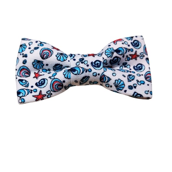 Papion pentru copii 0-6 ani „Blue sea shells” (8x4 cm) - eMAG.ro