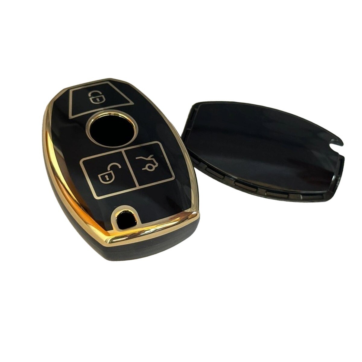 Husa de protectie Premium pentru cheie Mercedes-Benz, material TPU de ...
