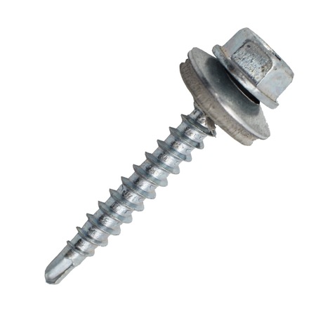 Set 100 bucati suruburi autoforante cu cap hexagonal, DIN 7504K, filet ...