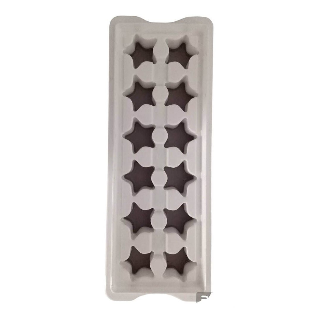 Cutie pentru cuburi de gheata cu capac in forma de stea, Mov, 12 ...