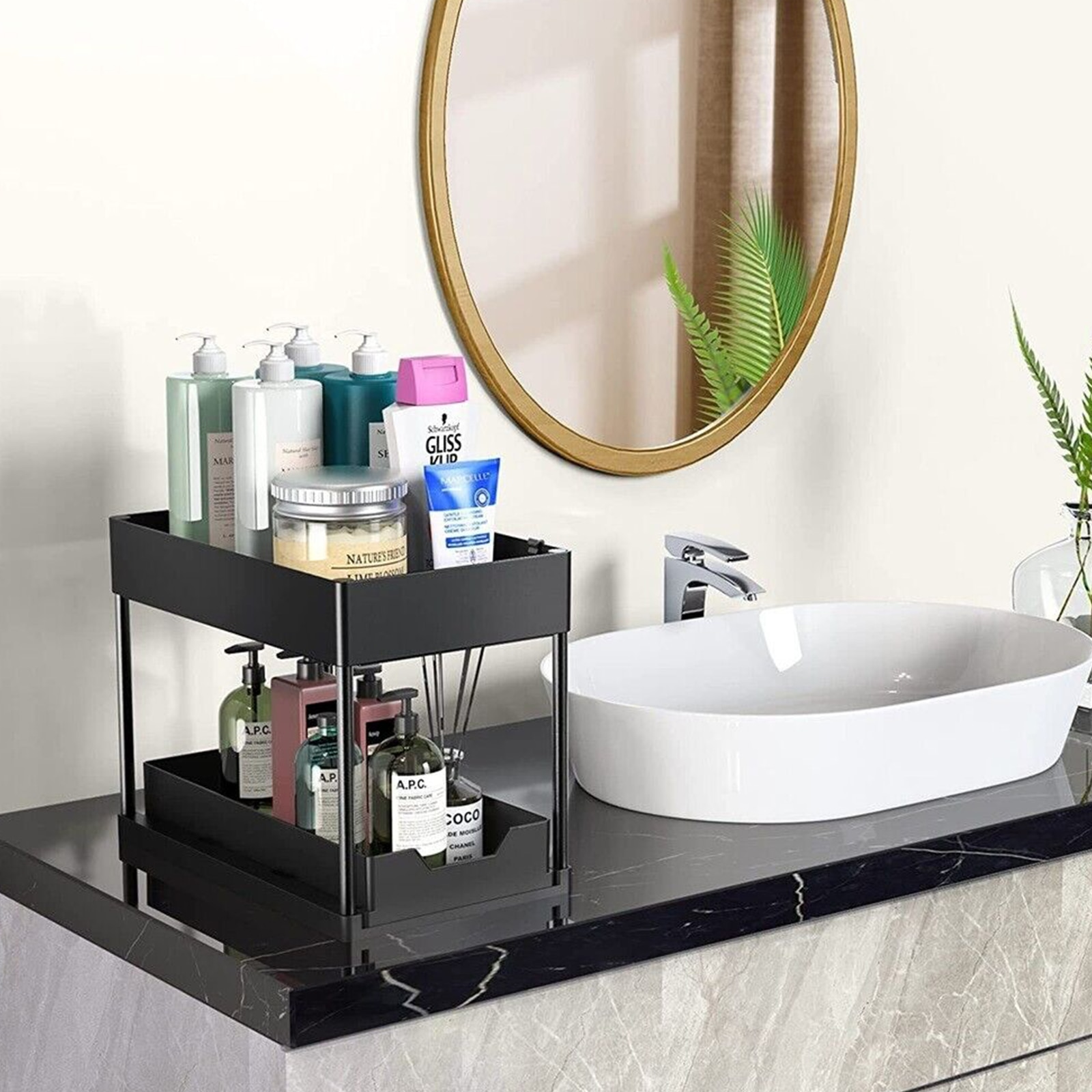 Raft multifunctional, zggzerg, cu sertar glisant si 4 carlige, Design ...