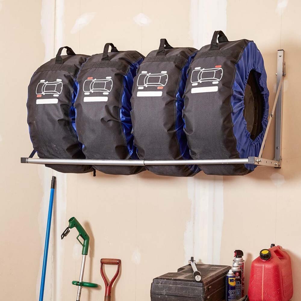 Suport pentru anvelope montabil pe perete, Timeless Tools, sarcina ...