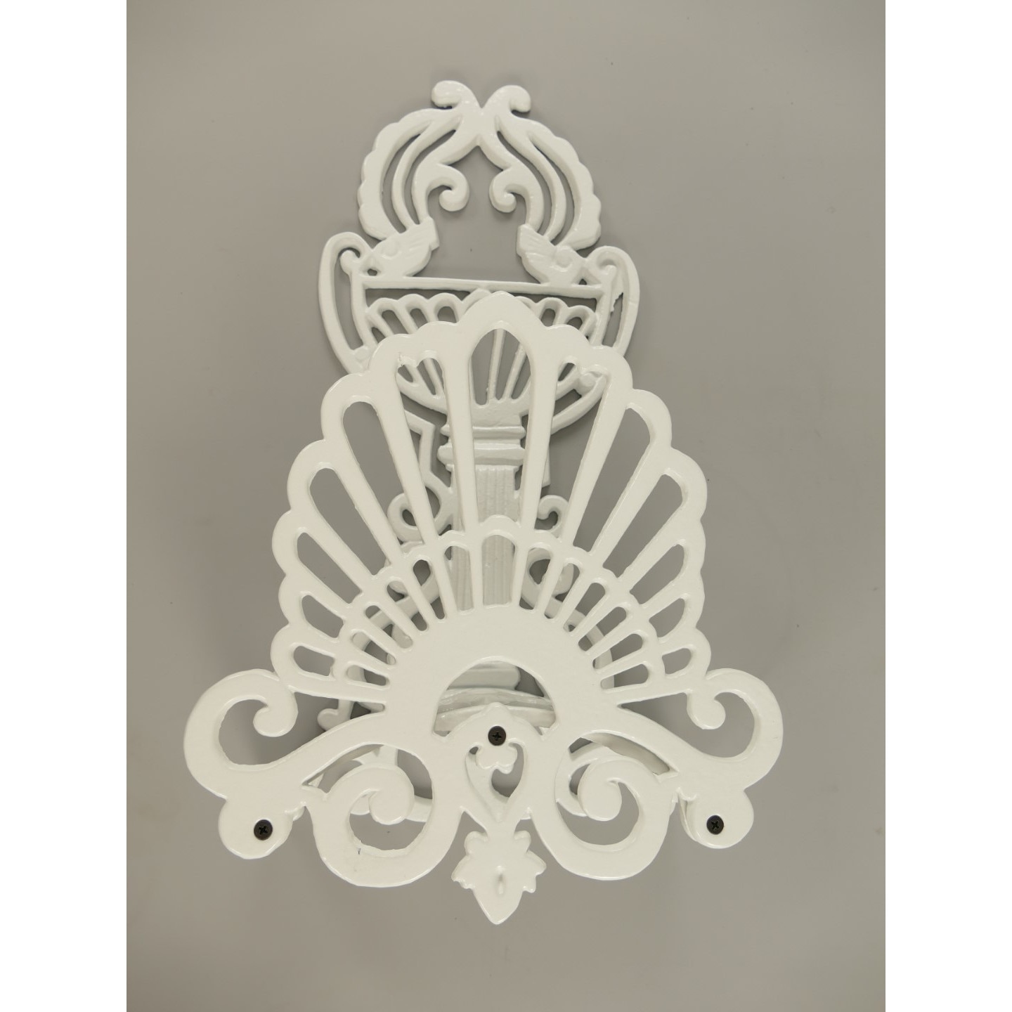 Suport furtun din fonta, alb, H 50 cm - eMAG.ro