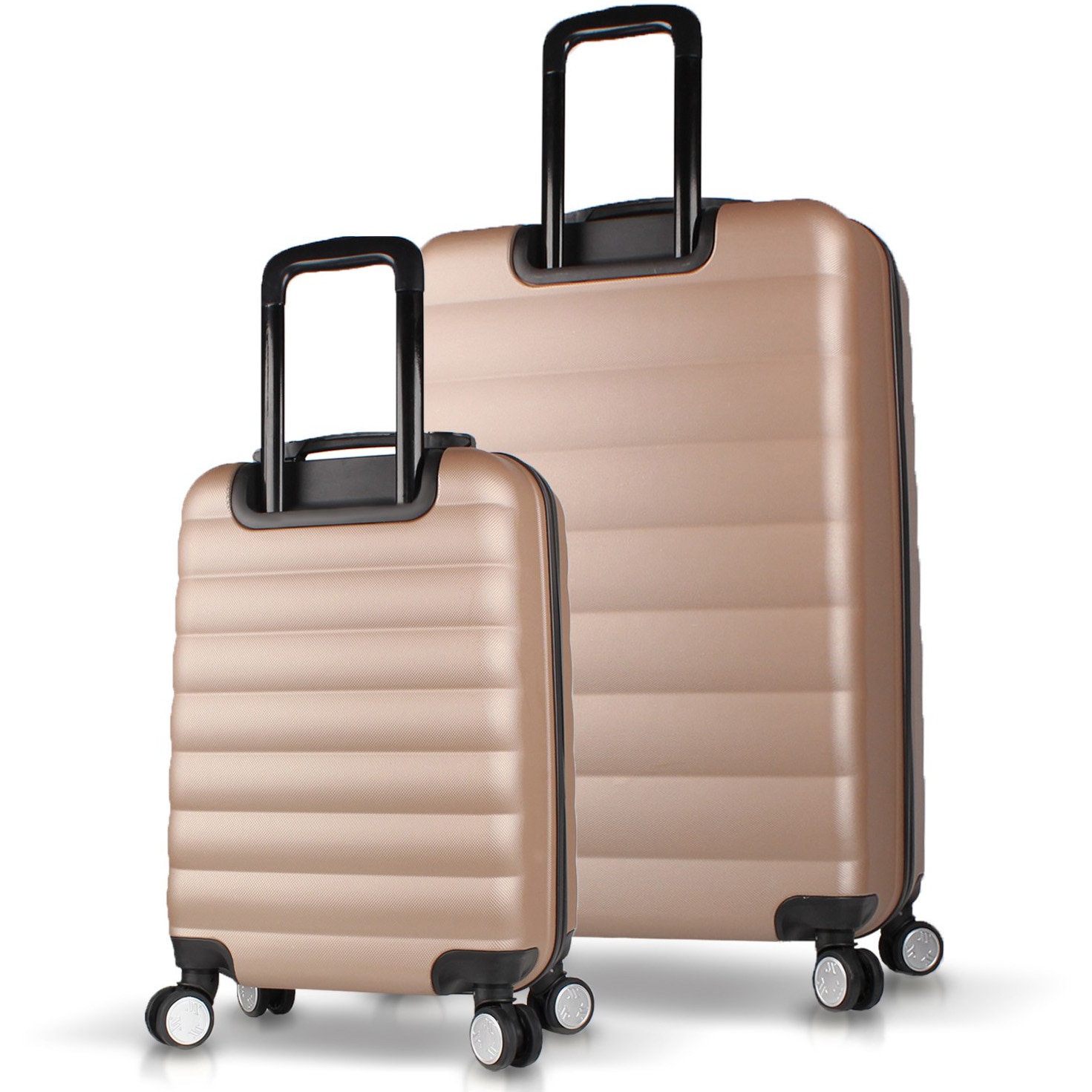 Set trolere MYVALICE CRSKBGLD, Auriu, 76 x 48 x 30 & 57 x 34 x 23 - eMAG.ro