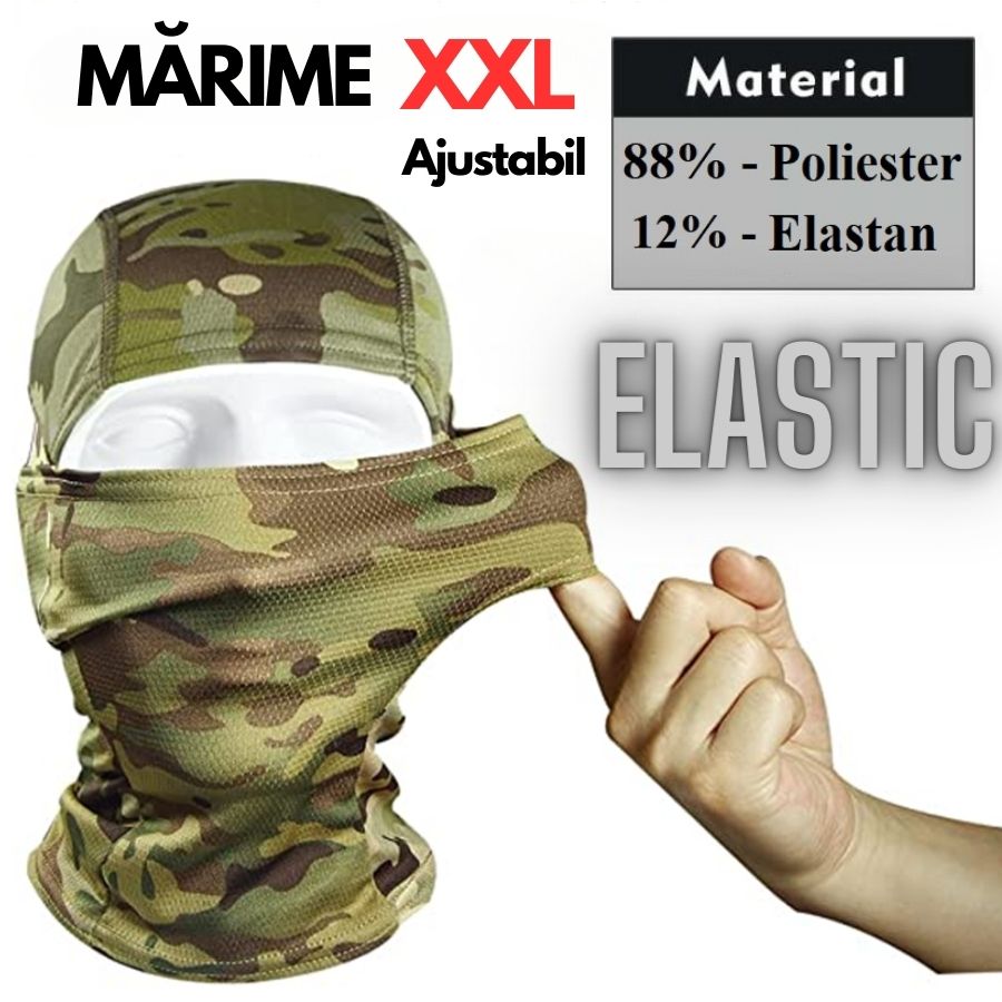 Cagula XXL Tactica Combat cu Uscare Rapida, Multifunctionala 6in1 ...