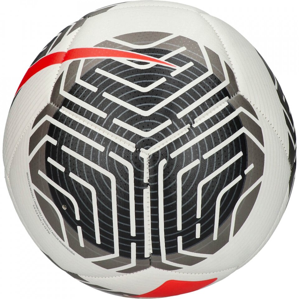 Minge fotbal Nike Pitch 23, alb/negru/rosu, 5 - eMAG.ro