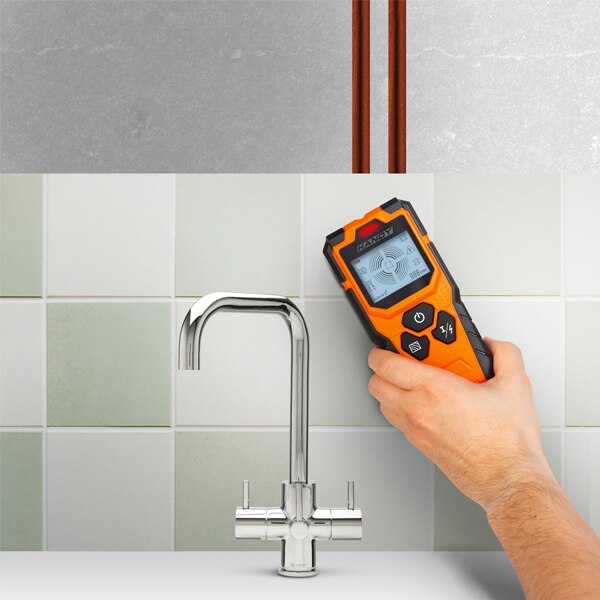 Detector digital, multifunctional, pentru metal, lemn si cabluri de ...