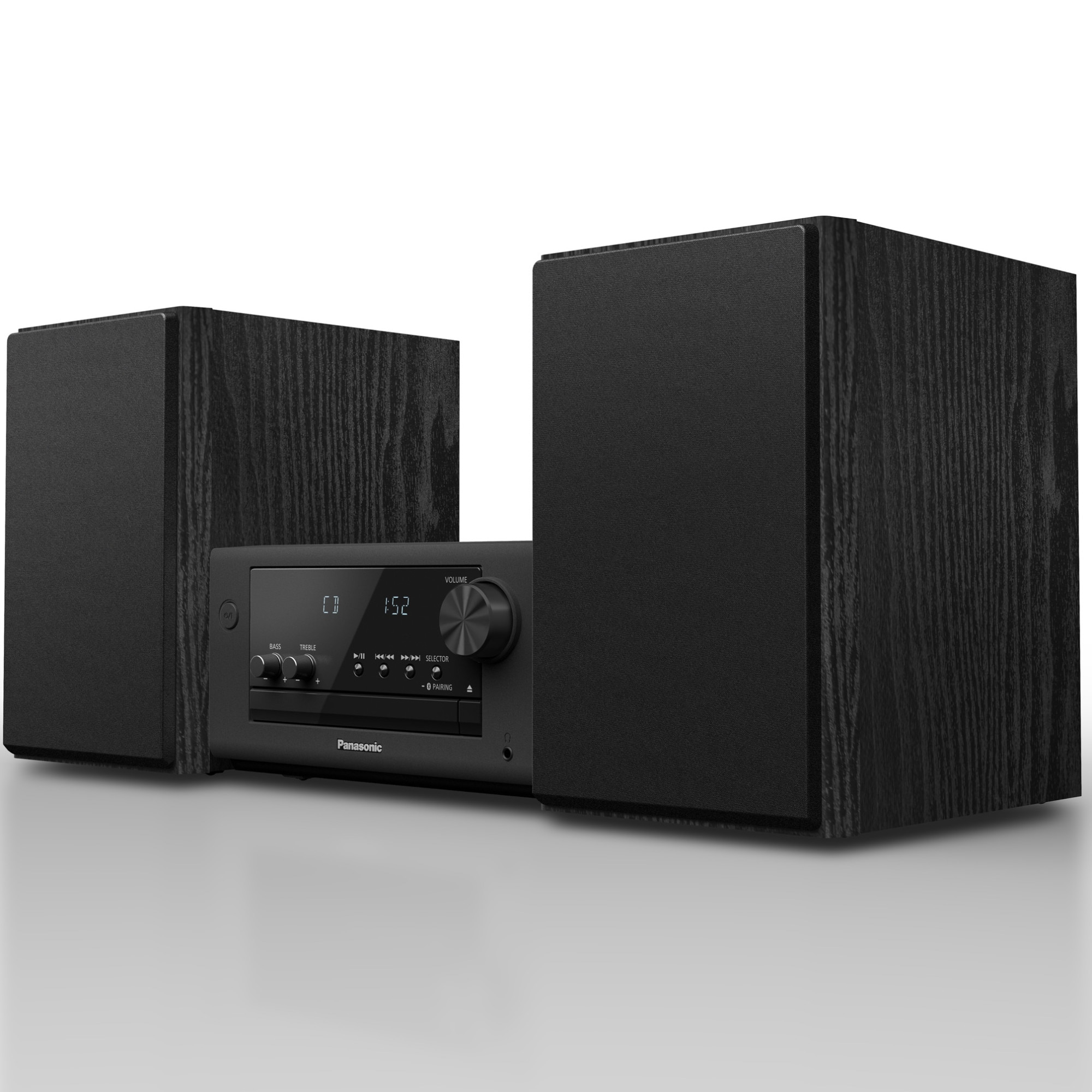 Panasonic SC-PM702EG-K Mikro hangrendszer, 80 W, Bluetooth, MP3, USB ...