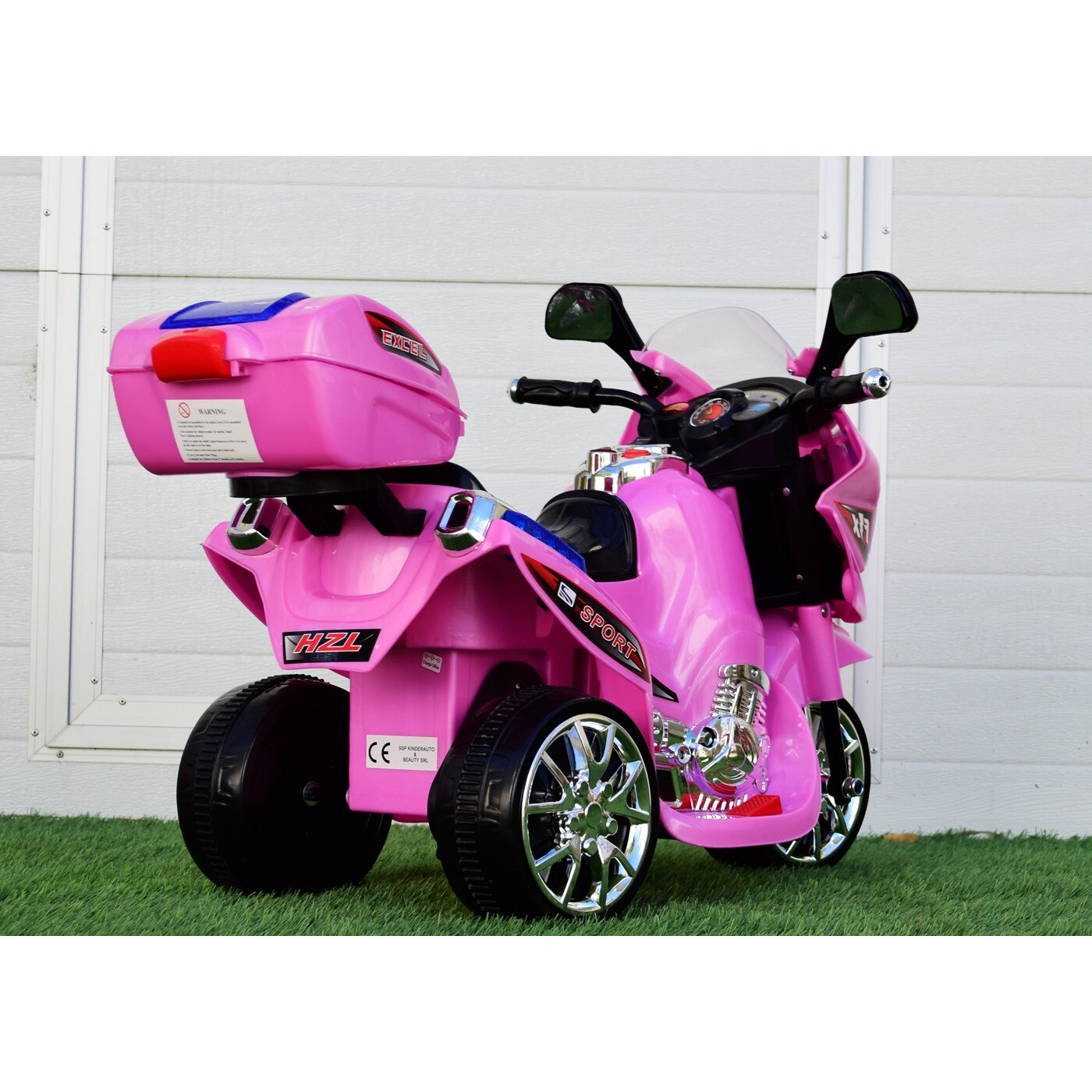 Mini Motocicleta electrica C051 35W cu 3 roti, mateytoys, cu sunete si ...