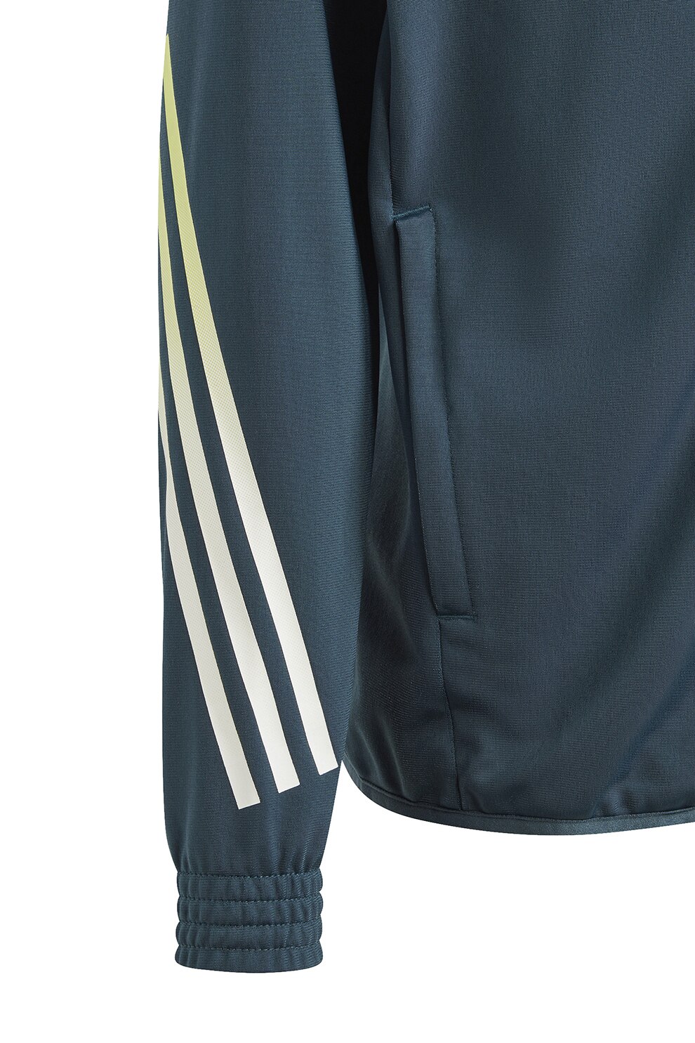 adidas Sportswear, Trening cu fermoar Train Icons 3-Stripes, Verde ...
