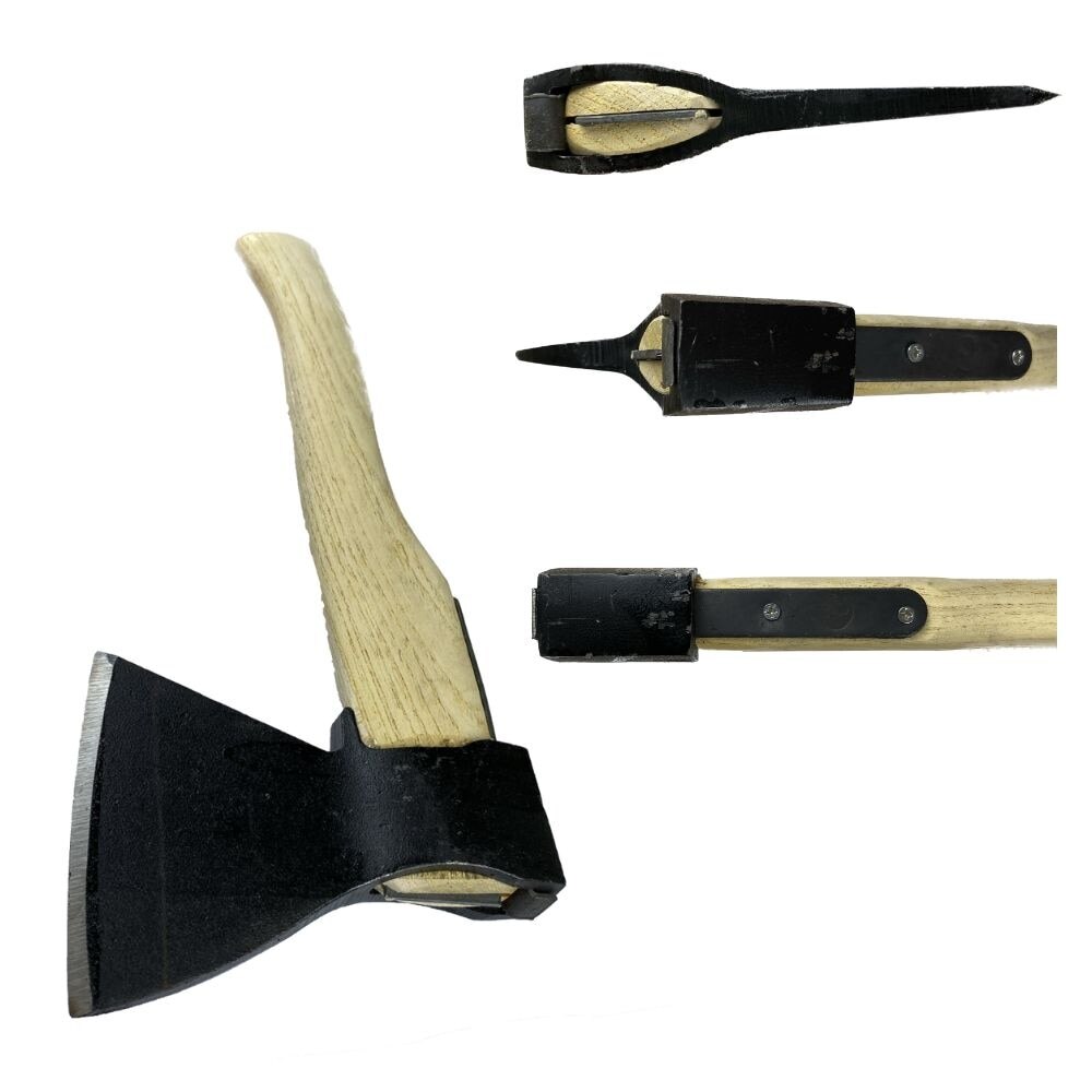 Topor forjat, 928g cu intaritura si cu maner din lemn, Izhstal-TNP ...