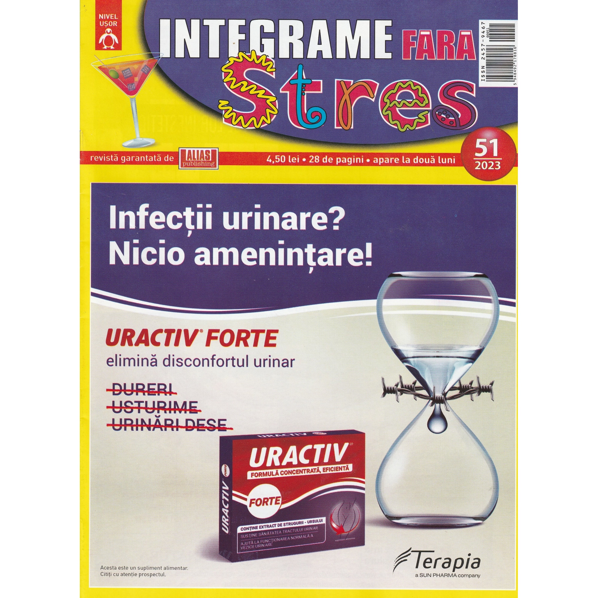 Integrame fara stres 51 - nivel usor, Publicatiile Flacara - eMAG.ro