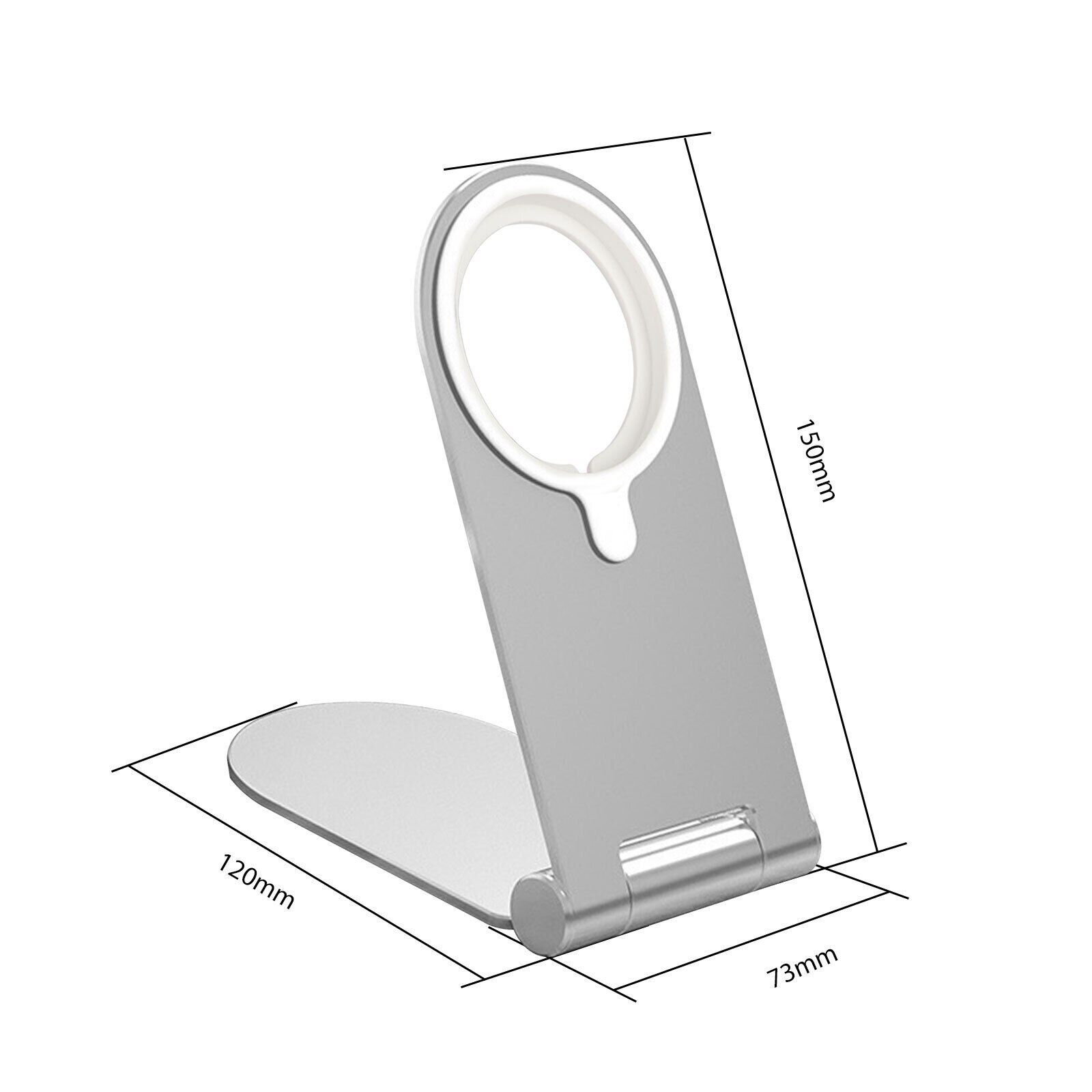 Stand birou Aluminium MTP pentru telefon, Compatibil MagSafe, Pliabil ...