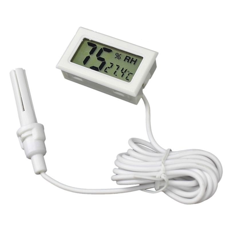 Termometru digital ElecTech cu umiditate si senzor lungime 1.5m, ecran ...