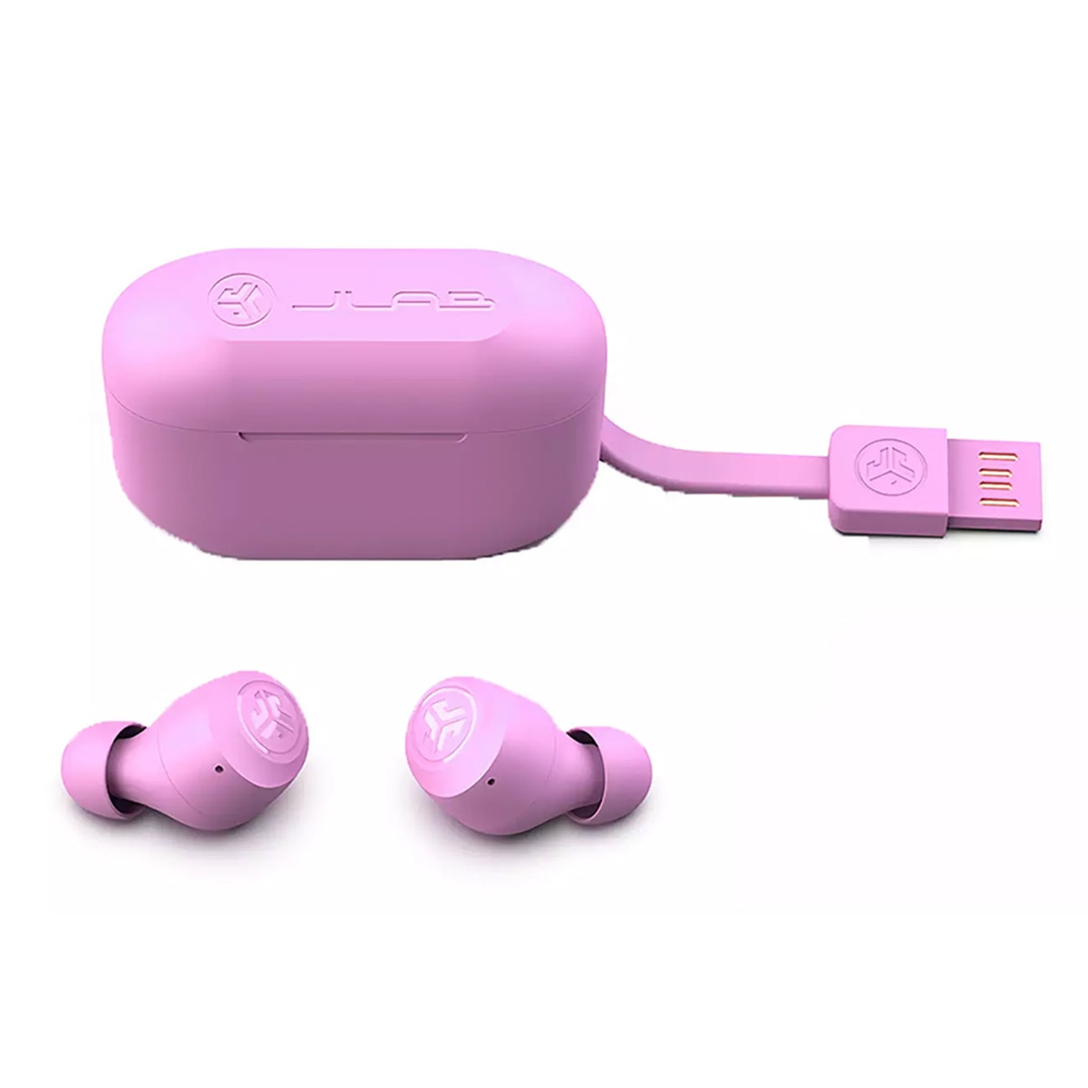 Слушалки In-Ear Jlab GO Air Pop, True Wireless, Розов - eMAG.bg