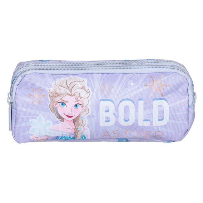 Penar Tub Lila Frozen Elsa 2 Zippers, 20x7x9 Cm - eMAG.ro
