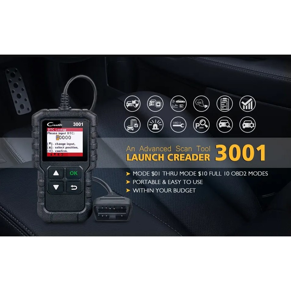 VALVIRTALEX Auto Launch Creader 3001 diagnosztikai interfész ...