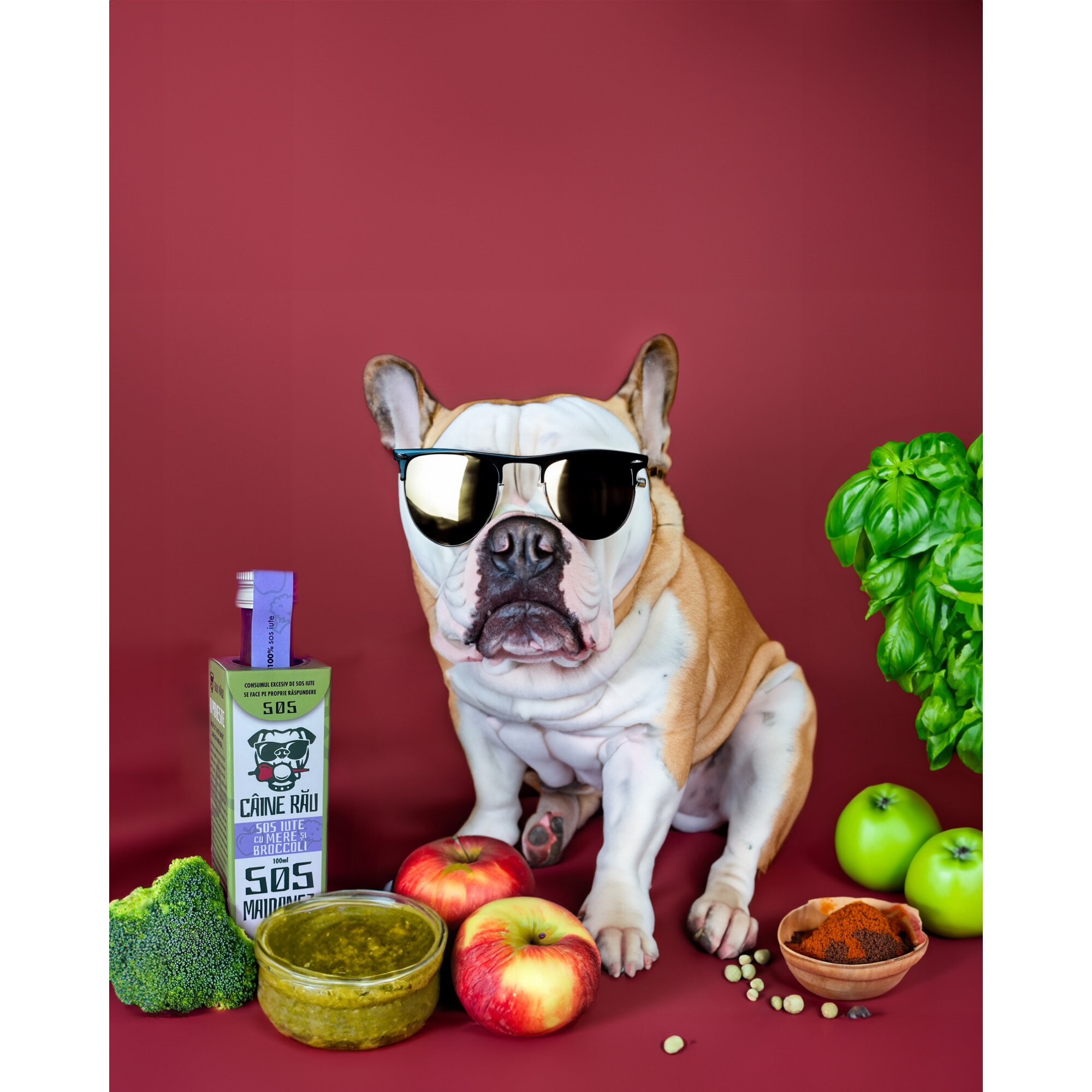 Sos Maidanez, Caine Rau, Sos Iute cu Mere si Broccoli, 100 ml - eMAG.ro