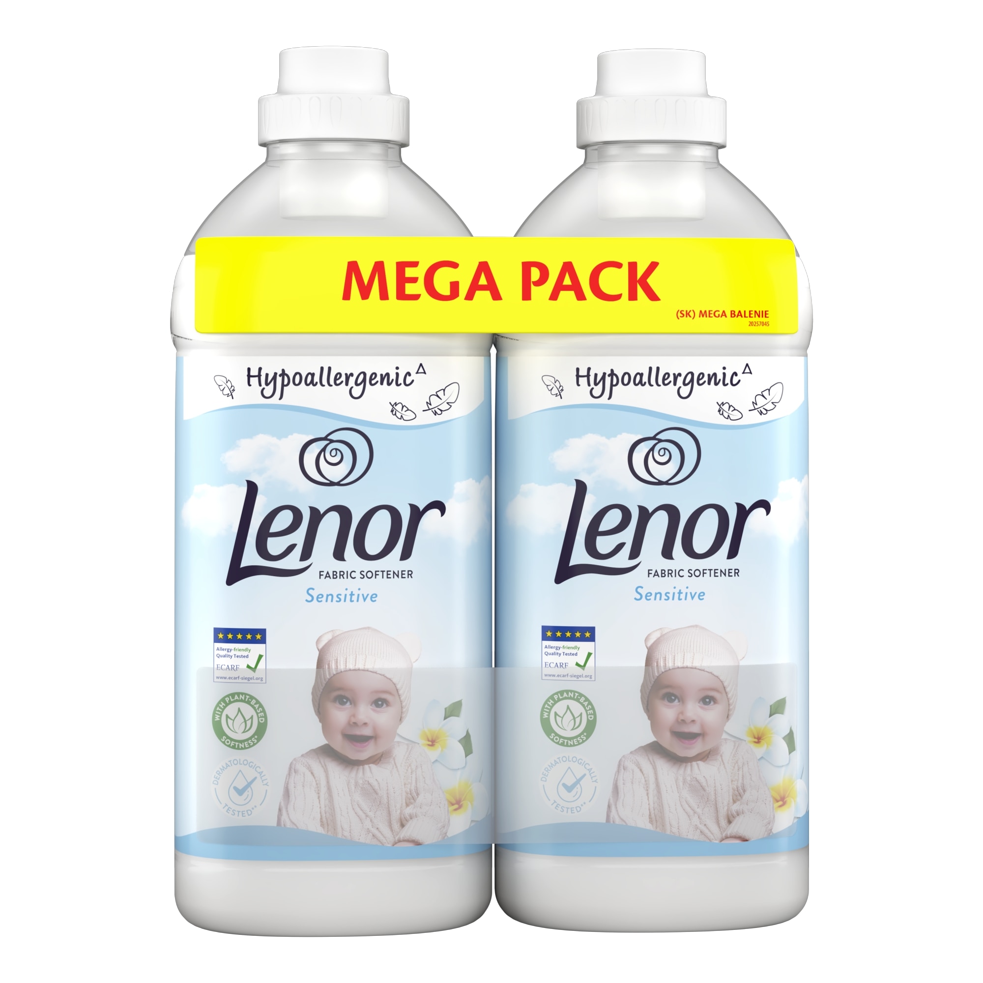 Balsam de rufe Lenor Sensitive, pentru 98 de spalari, 2460ml - eMAG.ro