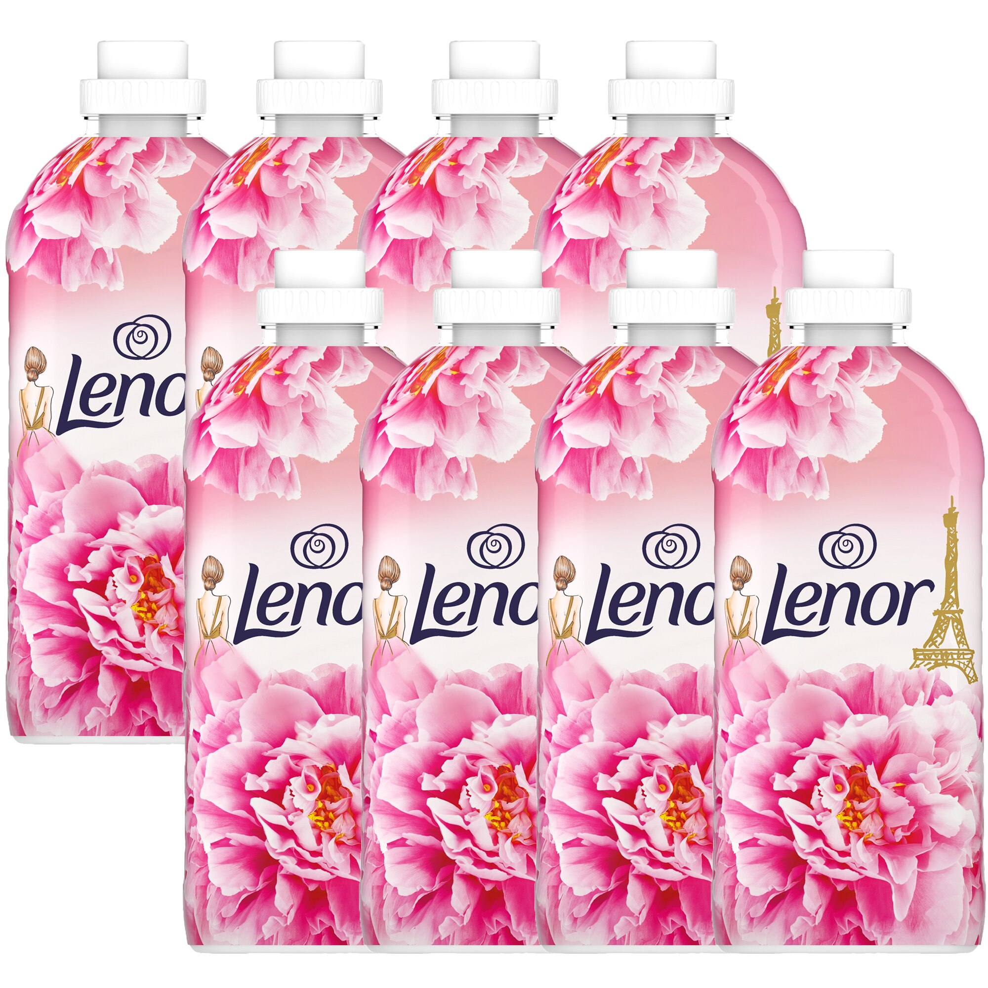 Lenor L'Ingenue textilöblítő, 48x8, 384 mosáshoz, 8x1200ml - eMAG.hu