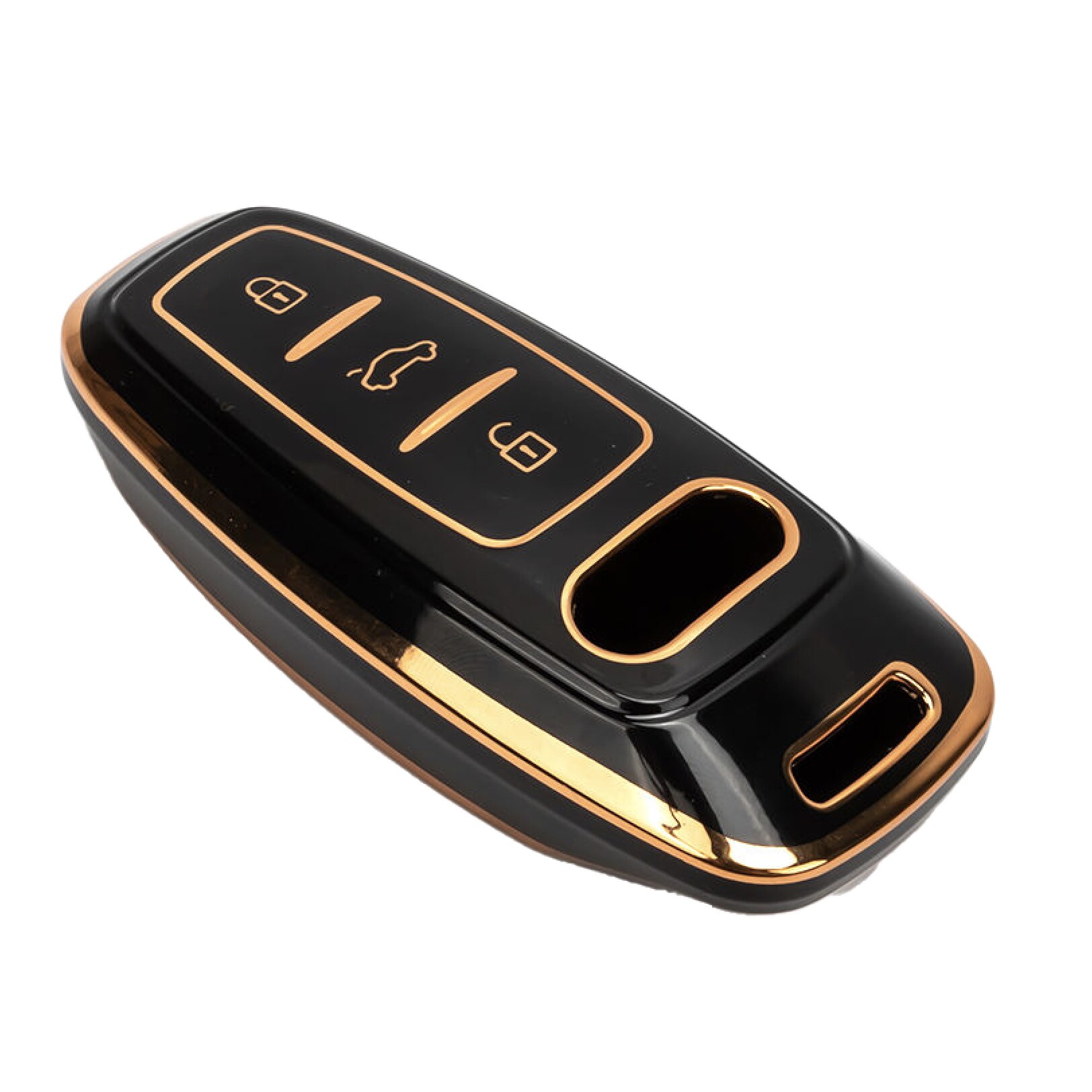 Husa de protectie Premium pentru cheie AUDI, material TPU de inalta ...