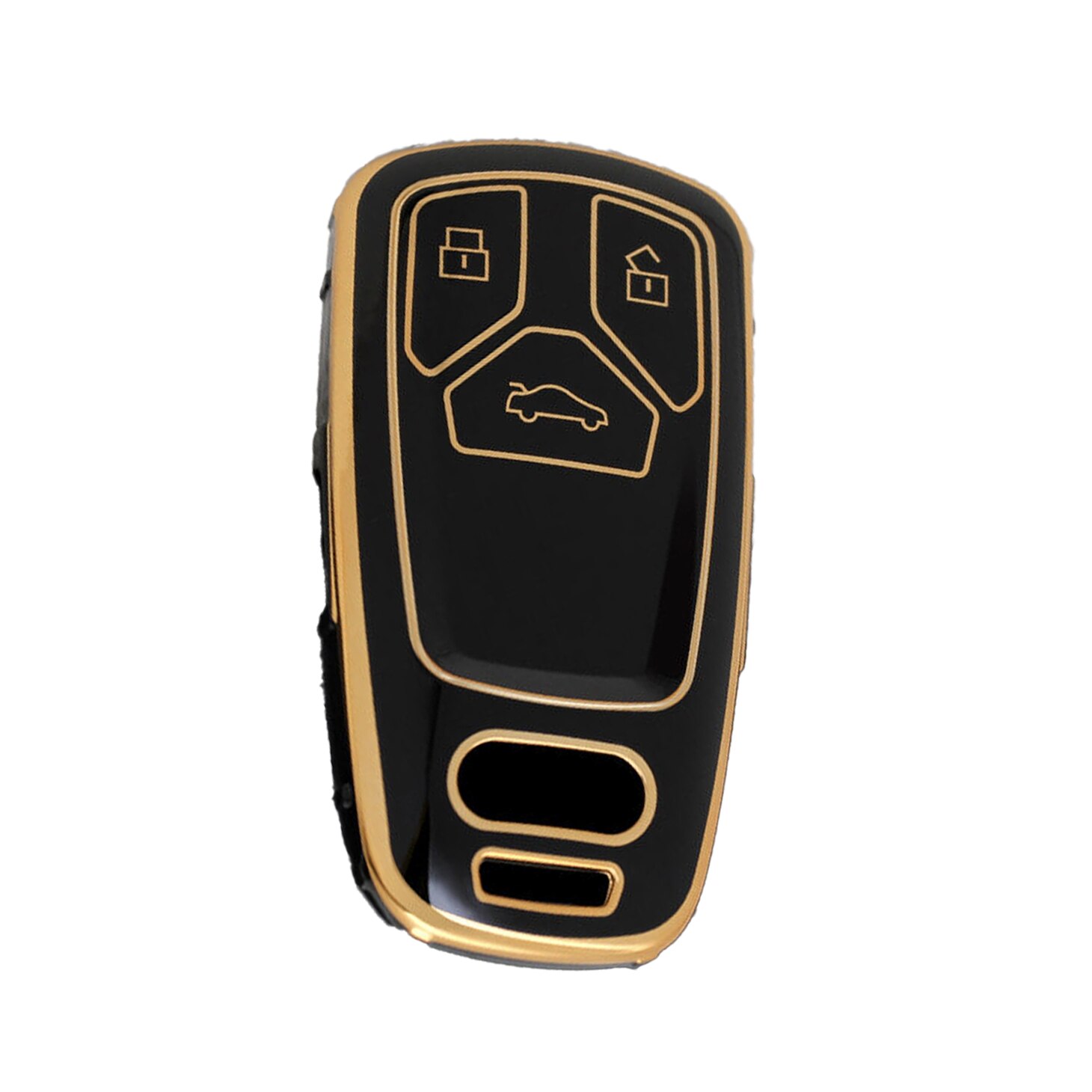 Husa de protectie Premium pentru cheie AUDI, material TPU de inalta ...