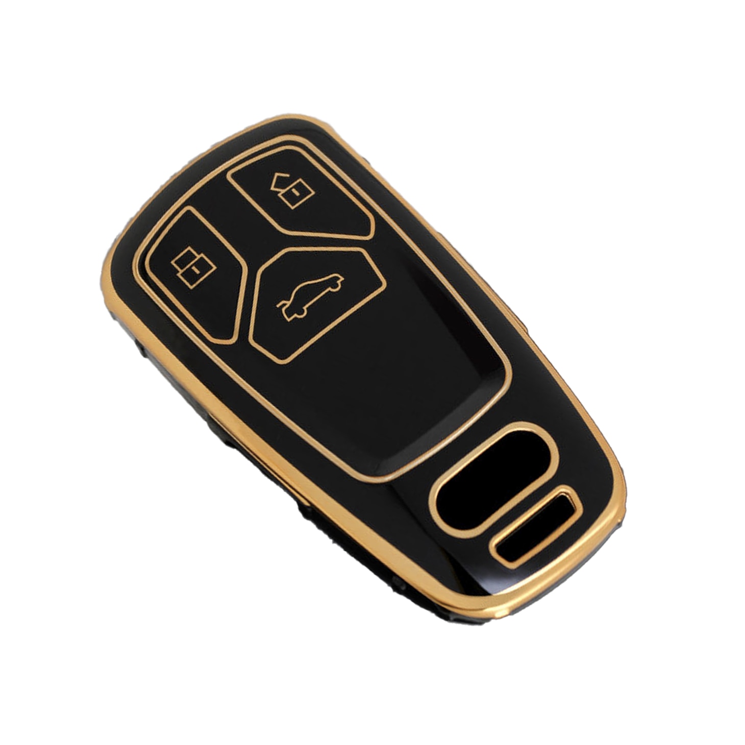 Husa de protectie Premium pentru cheie AUDI, material TPU de inalta ...