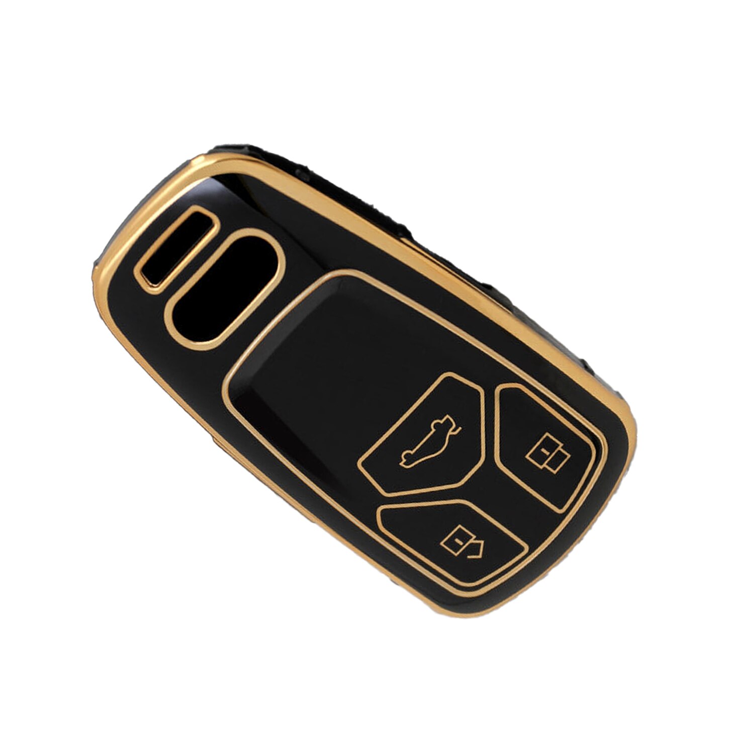 Husa de protectie Premium pentru cheie AUDI, material TPU de inalta ...