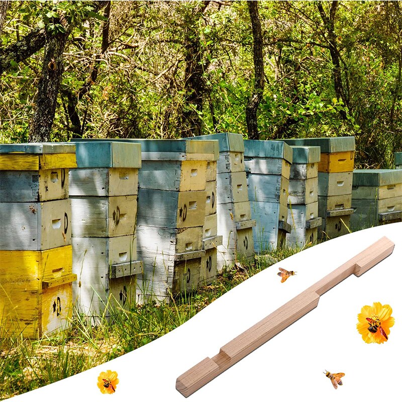 Set 4 protectii de intrare pentru stup, Sunmostar, Lemn, Natural - eMAG.ro