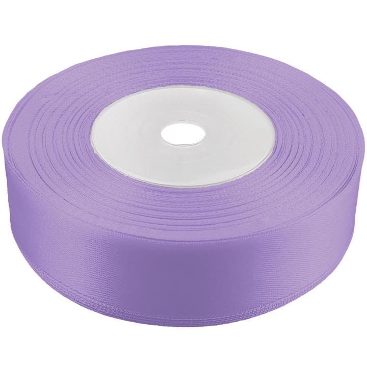 Panglica 25 mm, satin, mov, 32 m - eMAG.ro