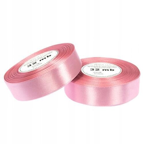 Panglica, Satin, 25 mm x 32m, Roz - eMAG.ro