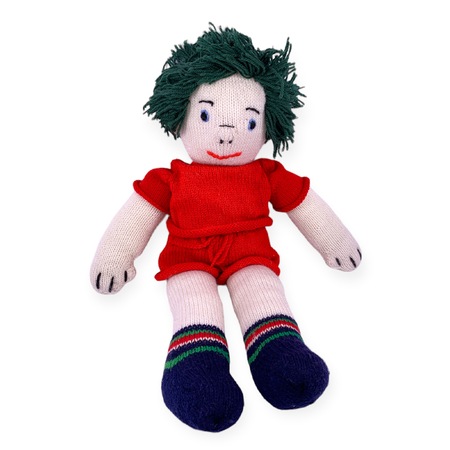 Papusa tricotata lucrata manual, Chippo, 60 cm, Multicolor - eMAG.ro