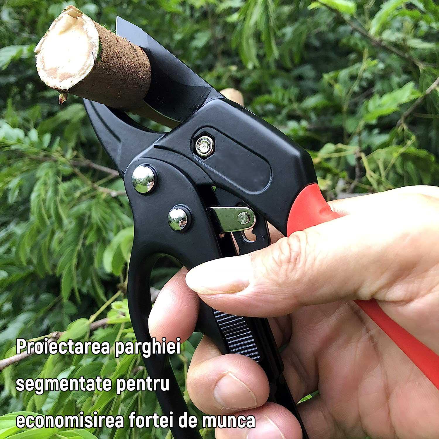 Foarfeca gradina pentru pomi, vie, trandafiri, arbusti, 18cm lungime ...