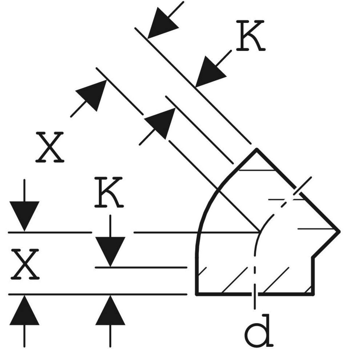 Cot Pluvia Hdpe 40/45 Scurt, Geberit - eMAG.ro