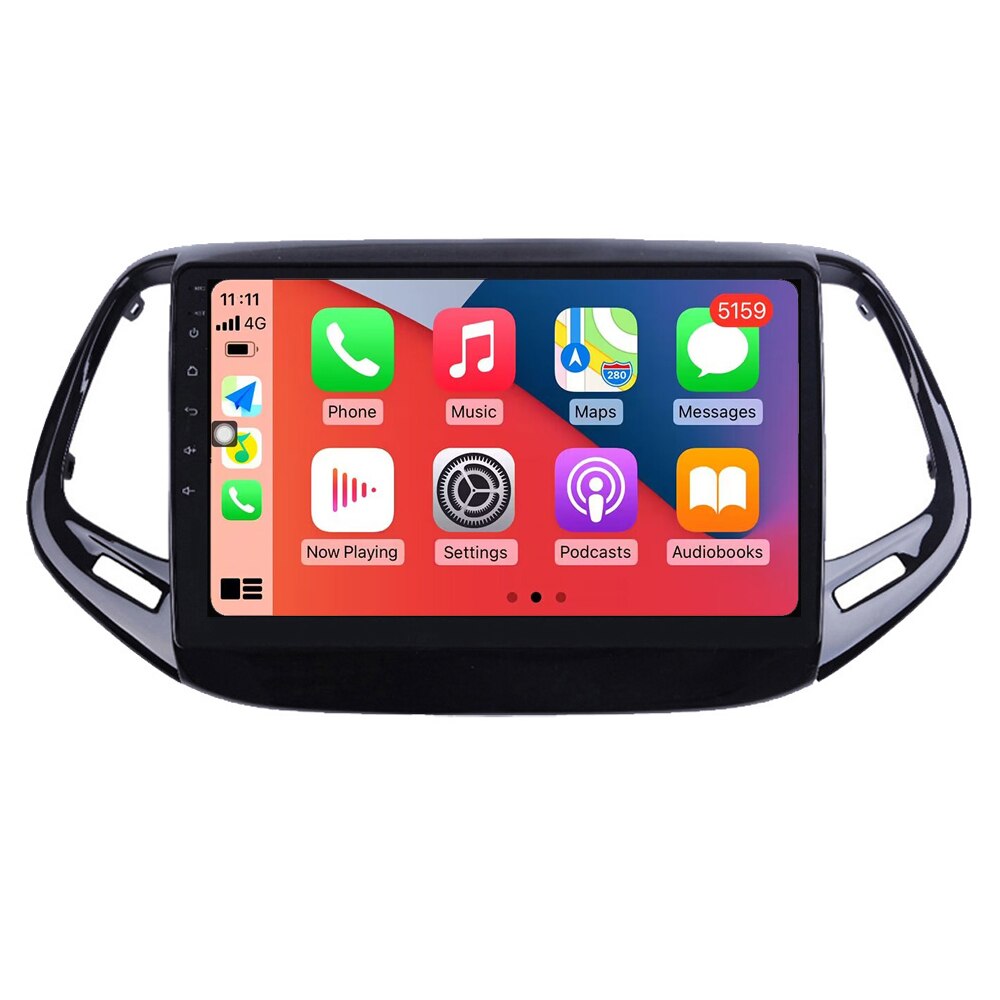 Navigatie GPS pentru Jeep Compass 2017 2018 CarPlay Android Auto Stereo ...