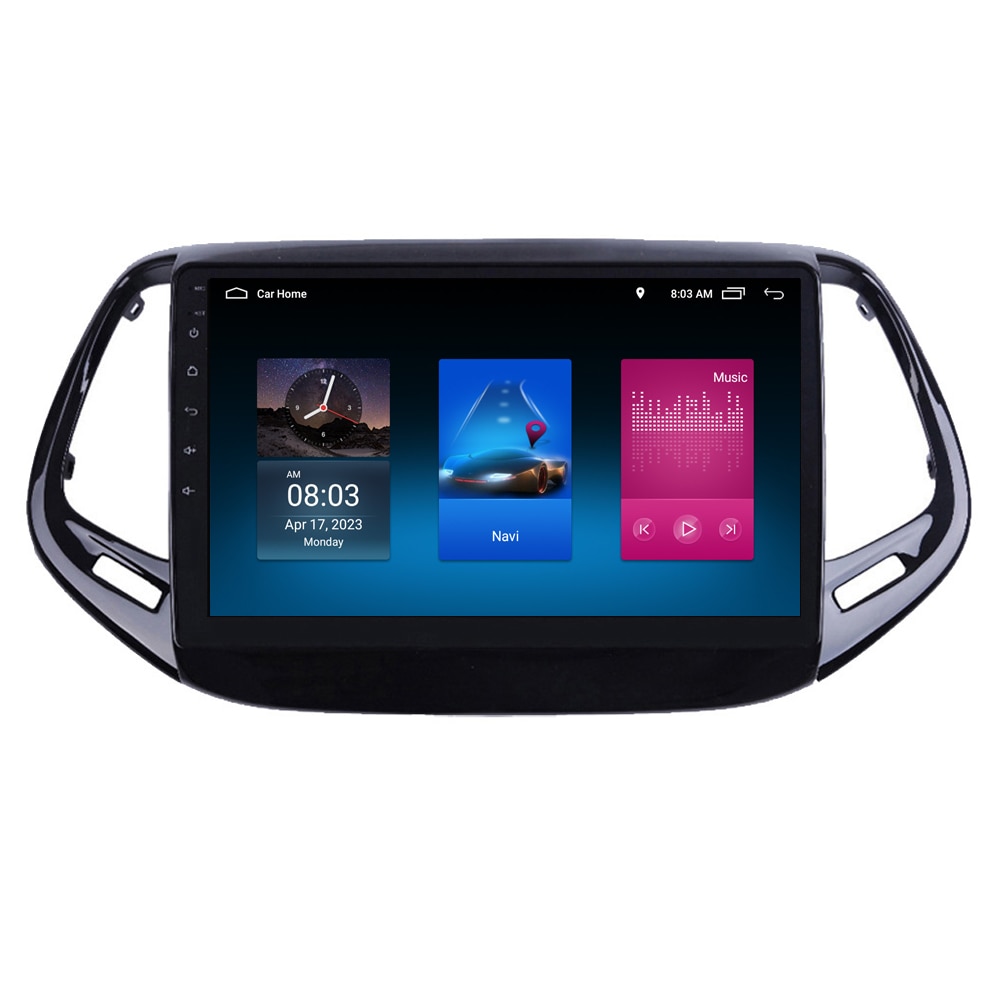 Navigatie GPS pentru Jeep Compass 2017 2018 CarPlay Android Auto Stereo ...