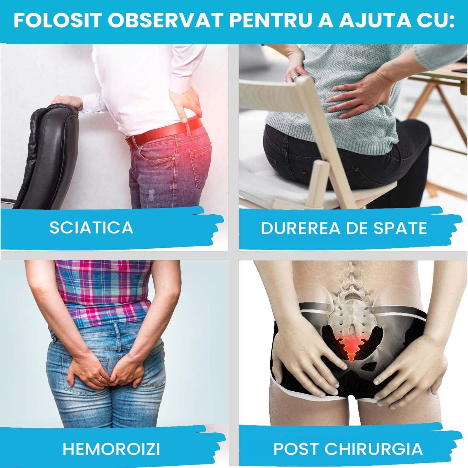 Perna colac antiescara, pentru hemoroizi, epiziotomie, tip gogoasa ...