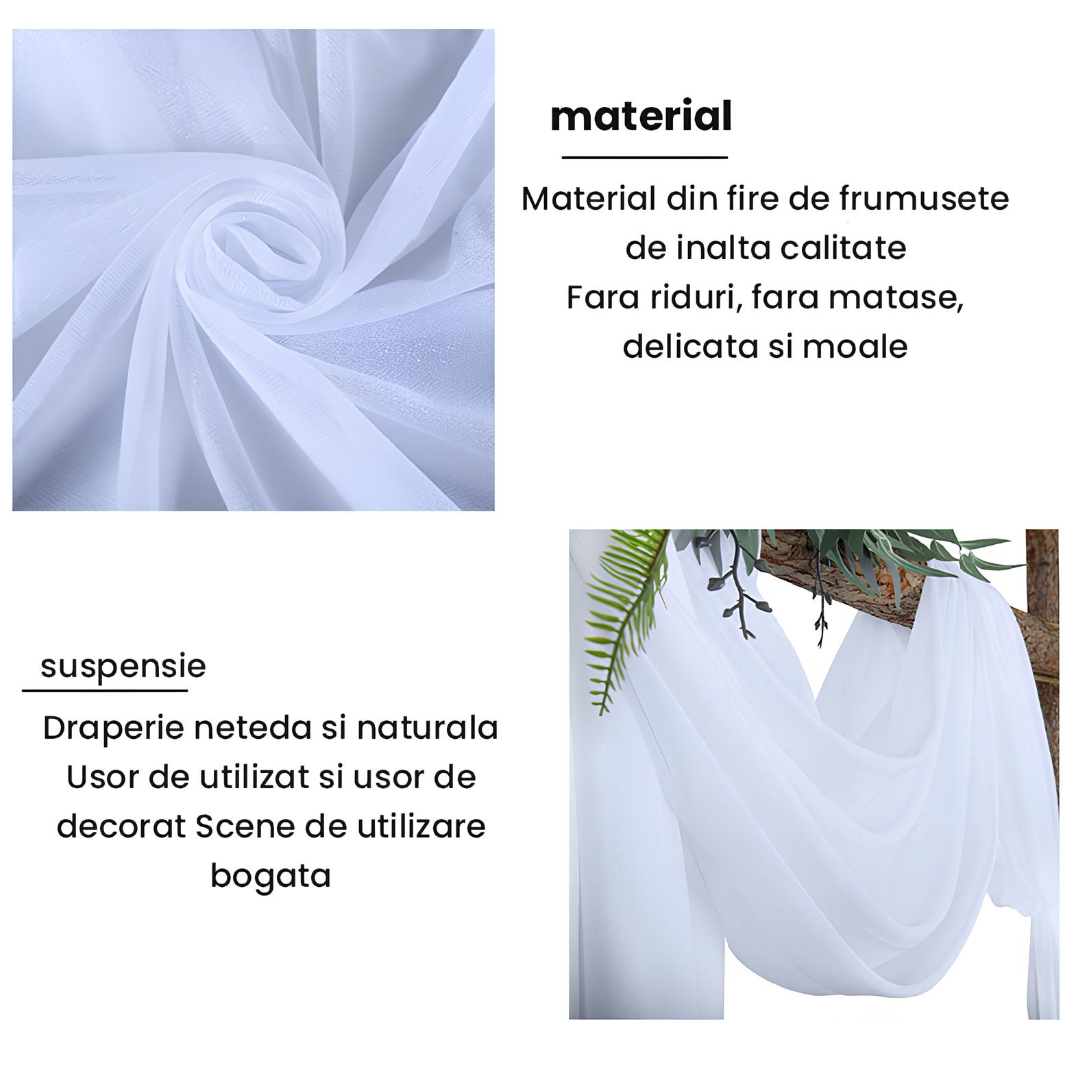 Fundal decorativ petrecere din tull, sundiguer, 75x550cm, petrecere de ...