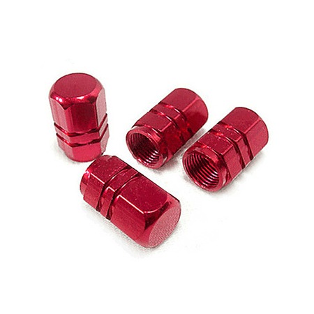 Set 4 capace prezoane, Sunmostar, Aluminiu, Rosu - eMAG.ro