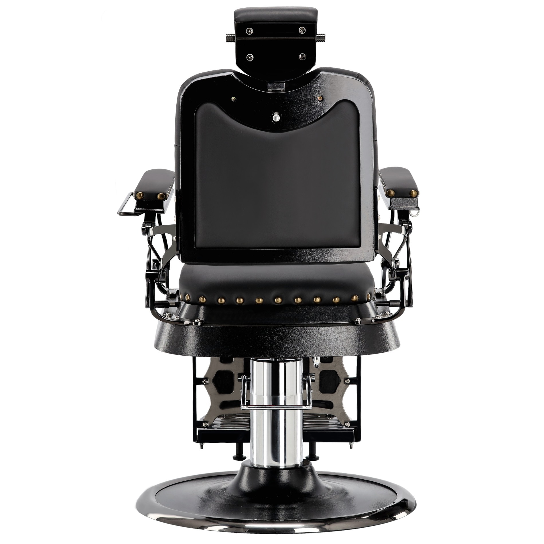 Scaun de frizerie, Barber King, Leonardo, Negru, Hidraulic, Si ...