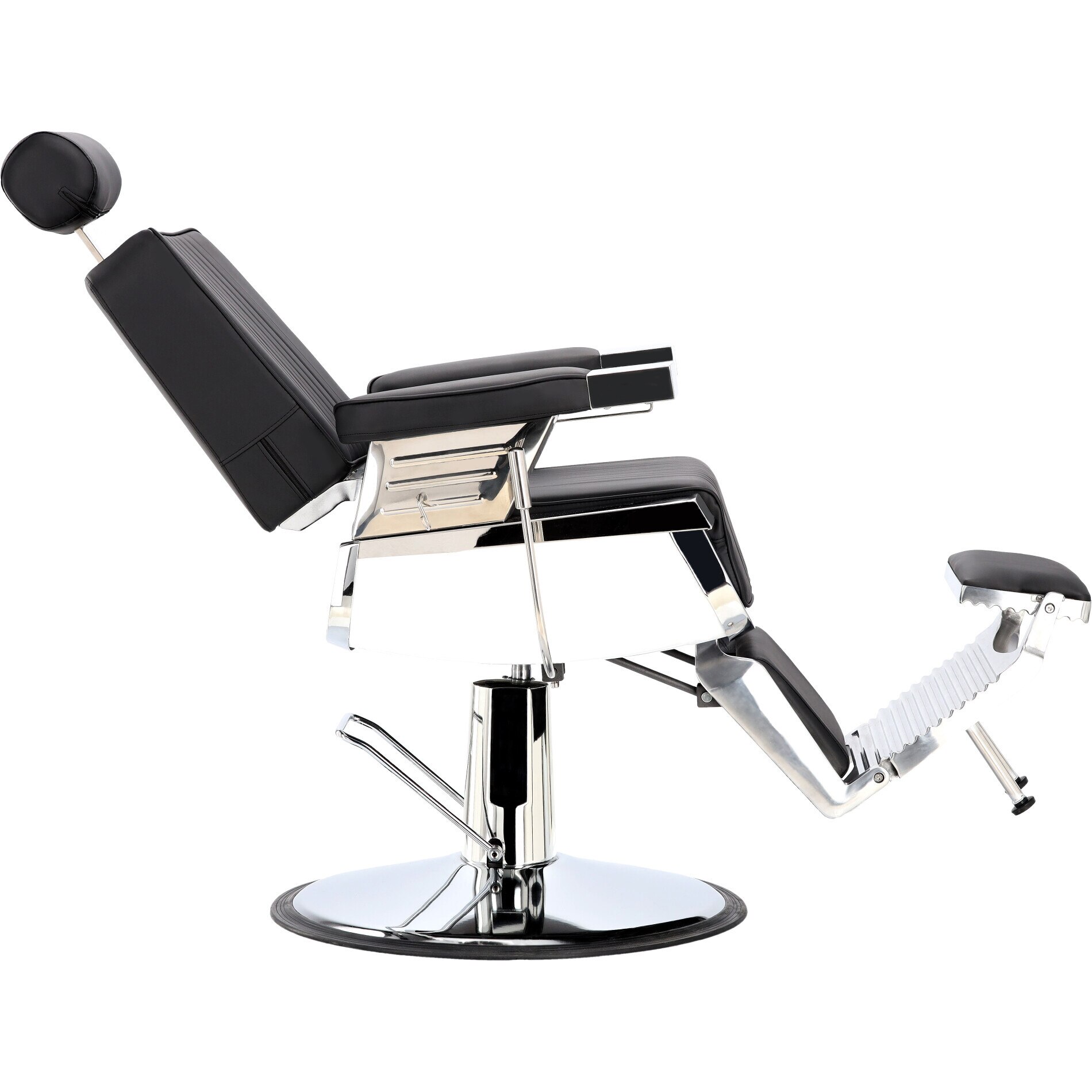 Scaun de frizerie, Barber King, Santino, Negru, Hidraulic, Si barbierit ...