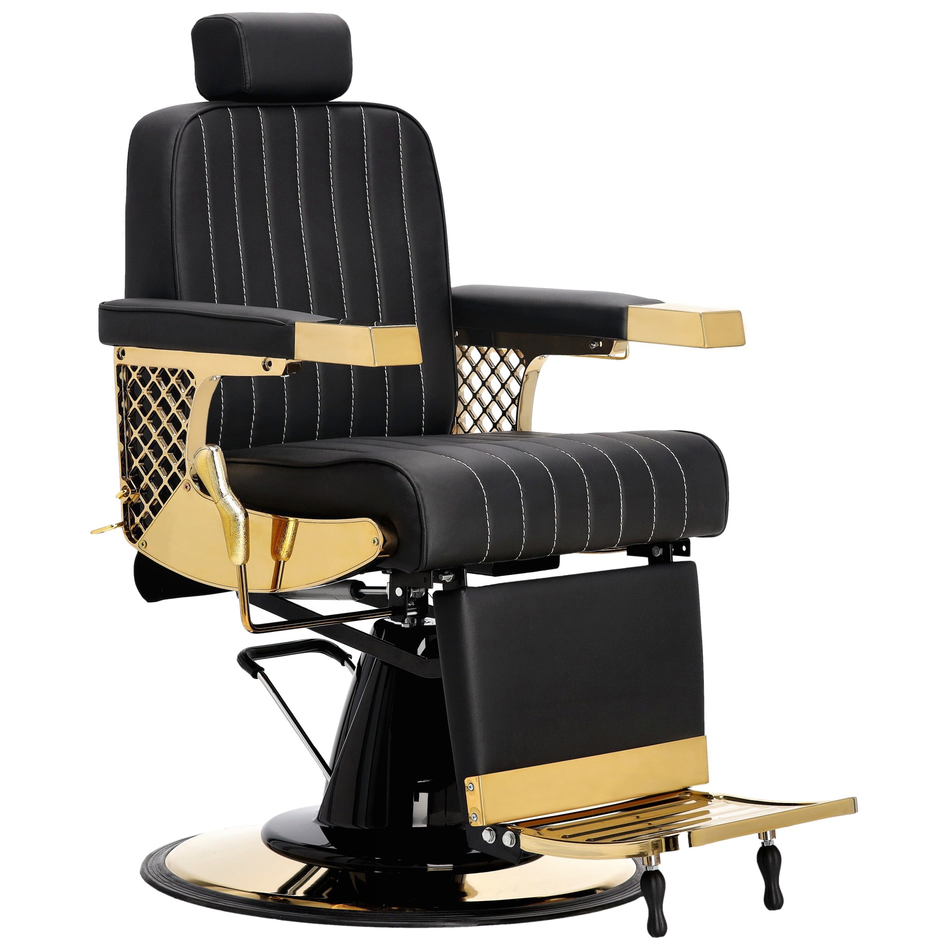 Scaun de frizerie, Barber King, Talus, Negru, Hidraulic, Si barbierit ...