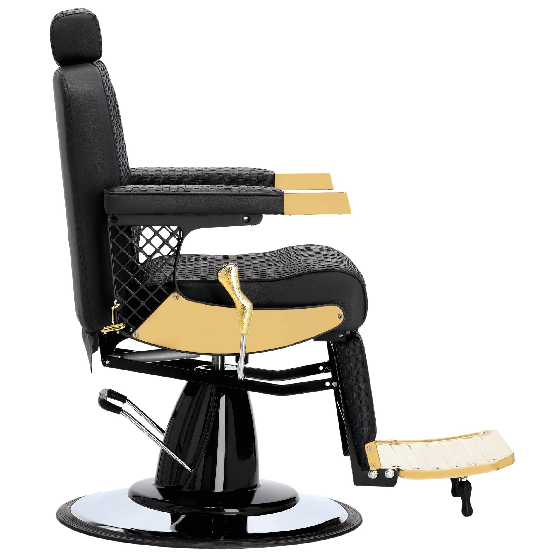 Scaun de frizerie, Barber King, Zeus, Negru, Hidraulic, Si barbierit ...