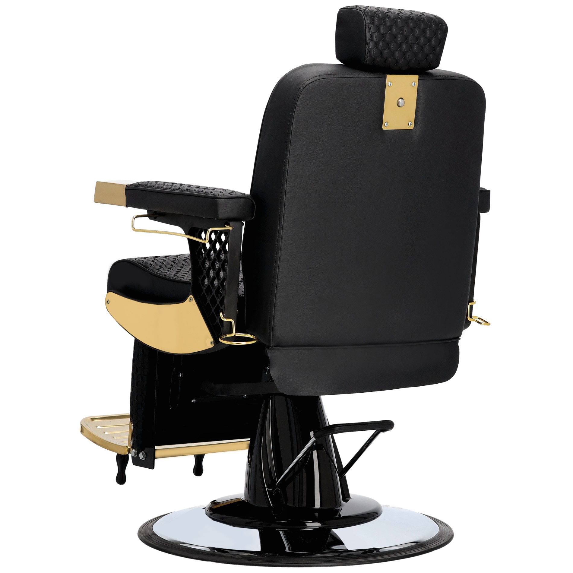 Scaun de frizerie, Barber King, Zeus, Negru, Hidraulic, Si barbierit ...