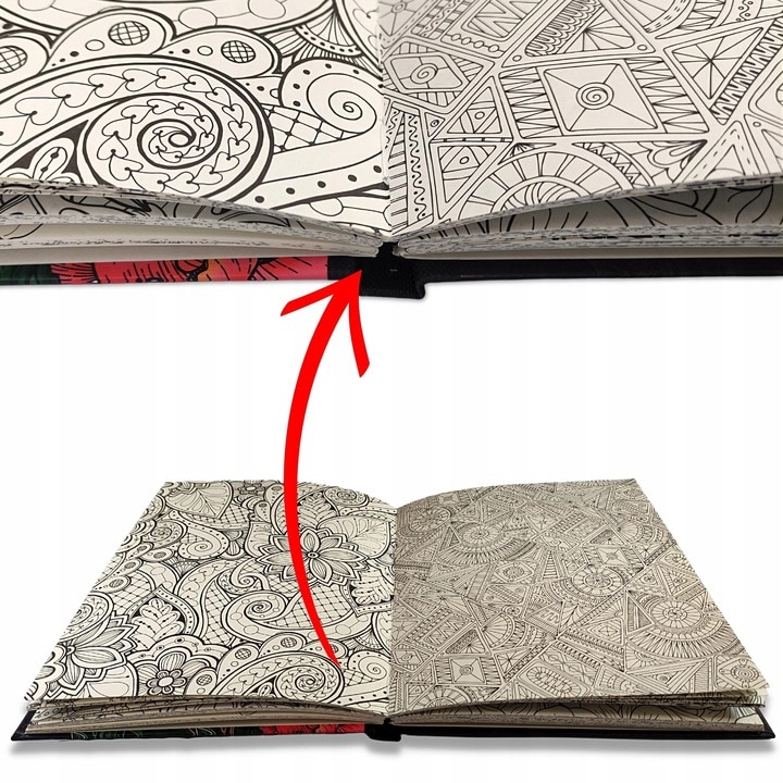 Carte colorat antistres, 80 desene, 25 x 20 x 1.5 cm, 40 coli - eMAG.ro