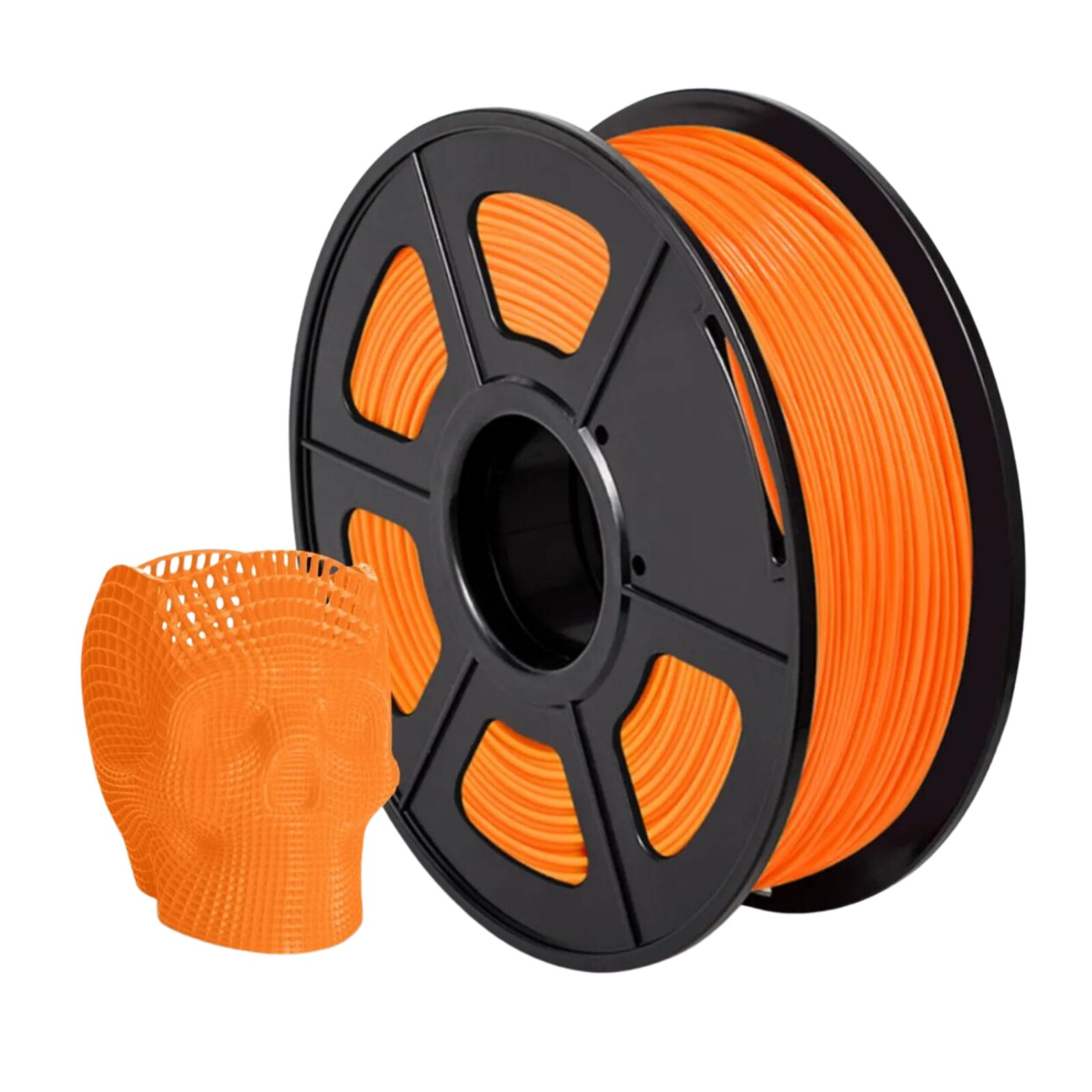 Rola filament, PLA, 1.75 mm, Portocaliu, Sunlu - eMAG.ro