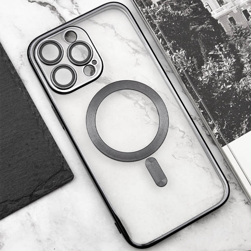Husa tip MagSafe compatibila cu Apple iPhone 15 Pro Max, Snap-On ...